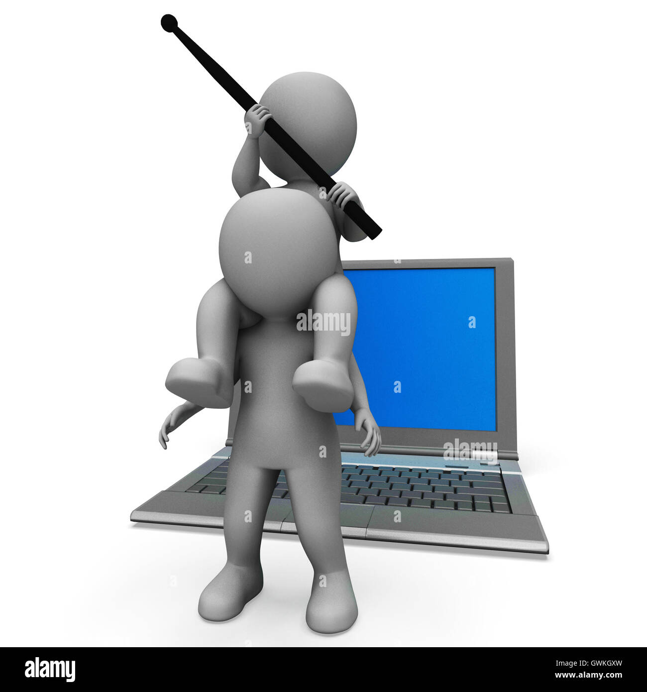 Wifi Aerial Showing Wireless Connection Access Stock Photo - Alamy