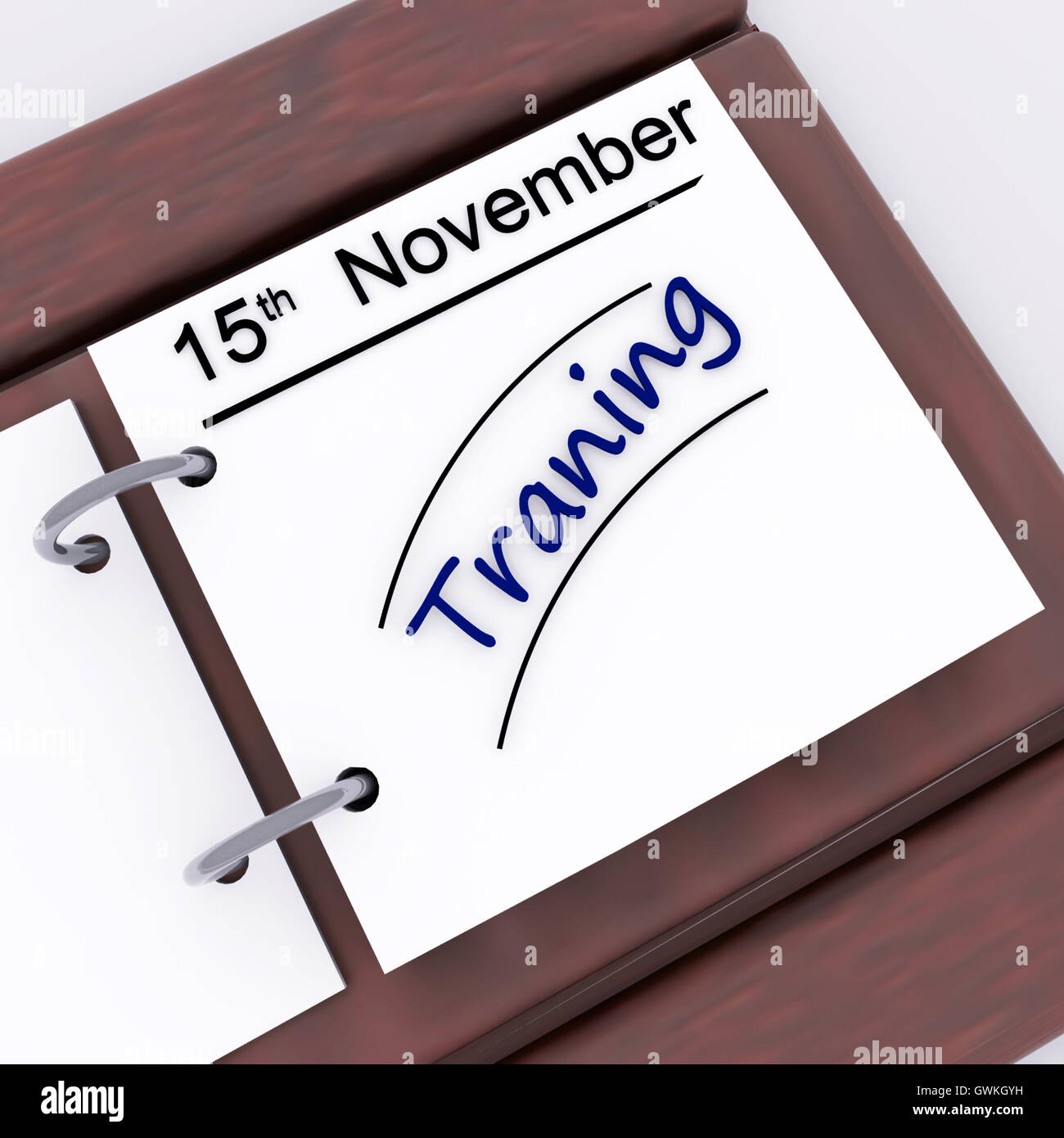 Training Appointment Shows Learning Study Or Education Seminar Stock ...
