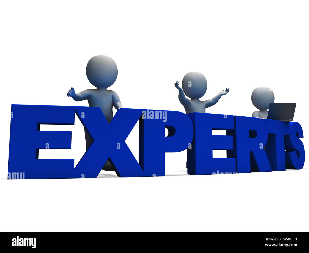 Experts Word Showing Expertise And Consultants Stock Photo - Alamy