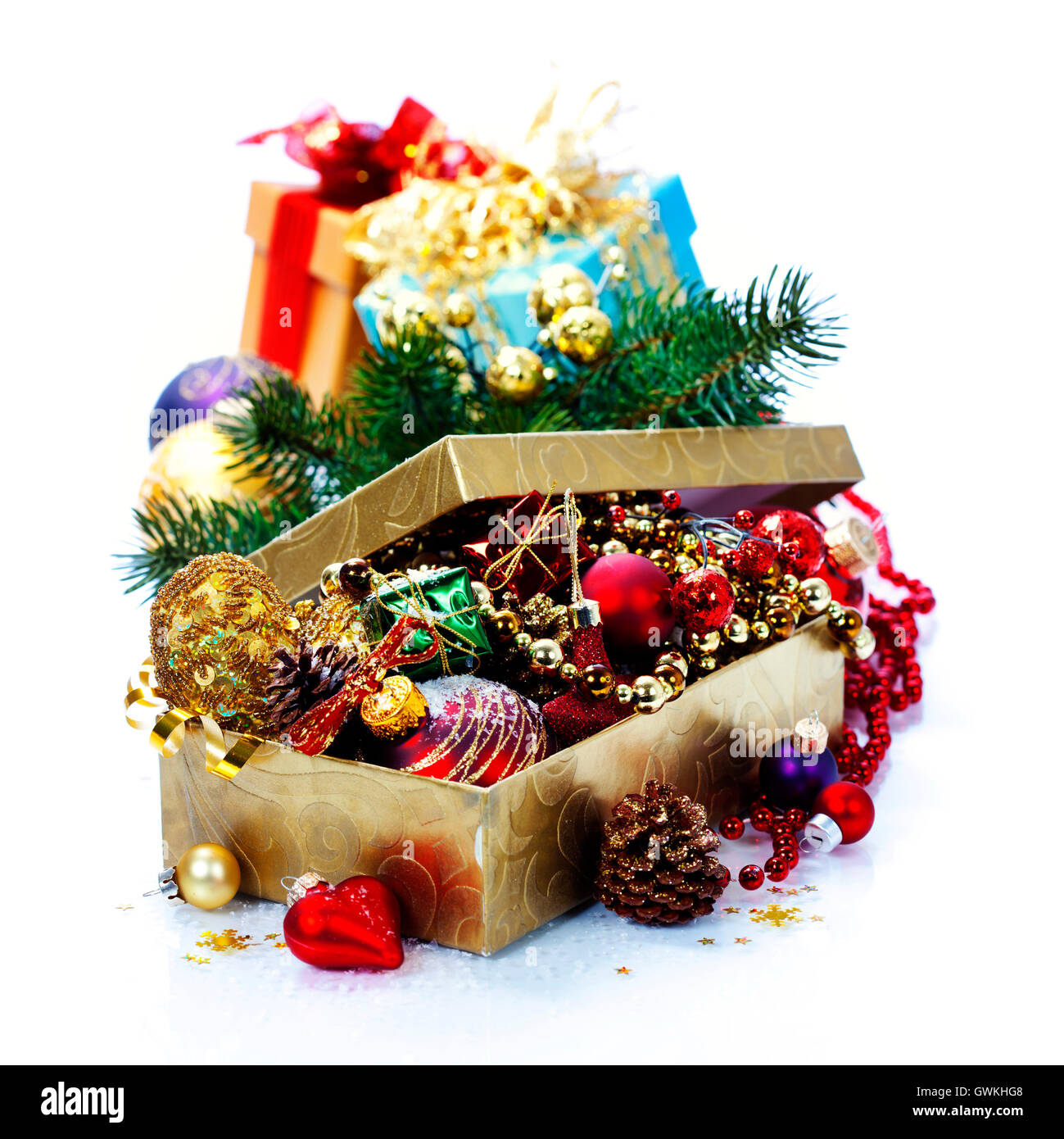 Fancy christmas background hi-res stock photography and images - Alamy