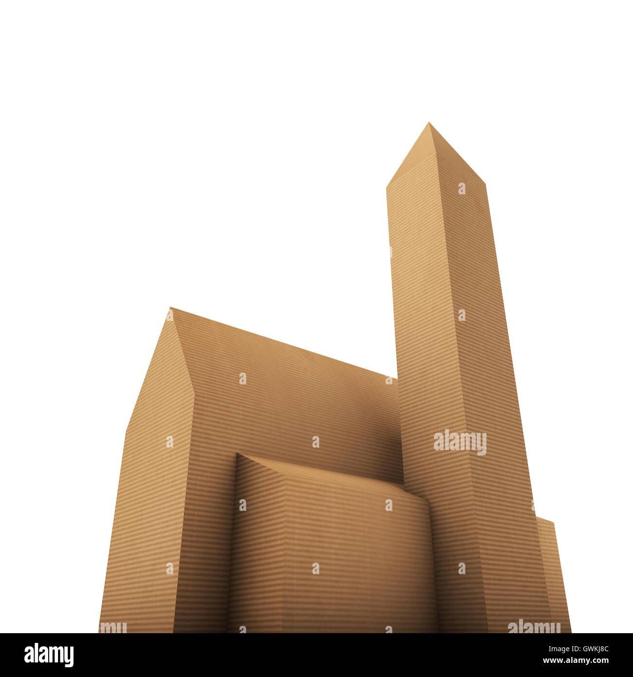 Cardboard tower hi-res stock photography and images - Alamy