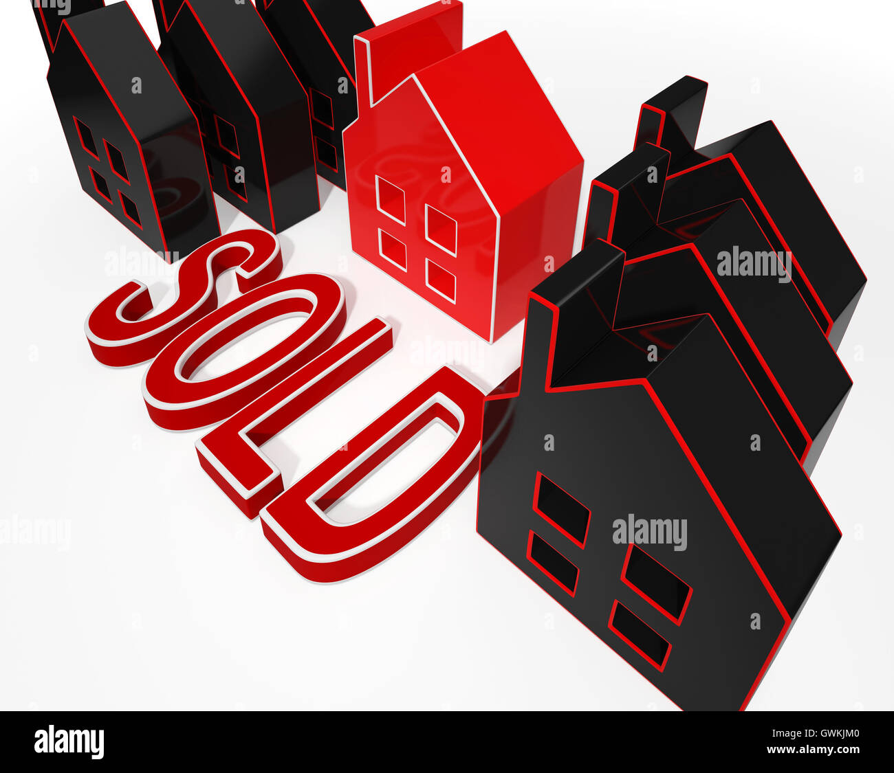 Real estate house sold hi-res stock photography and images - Alamy