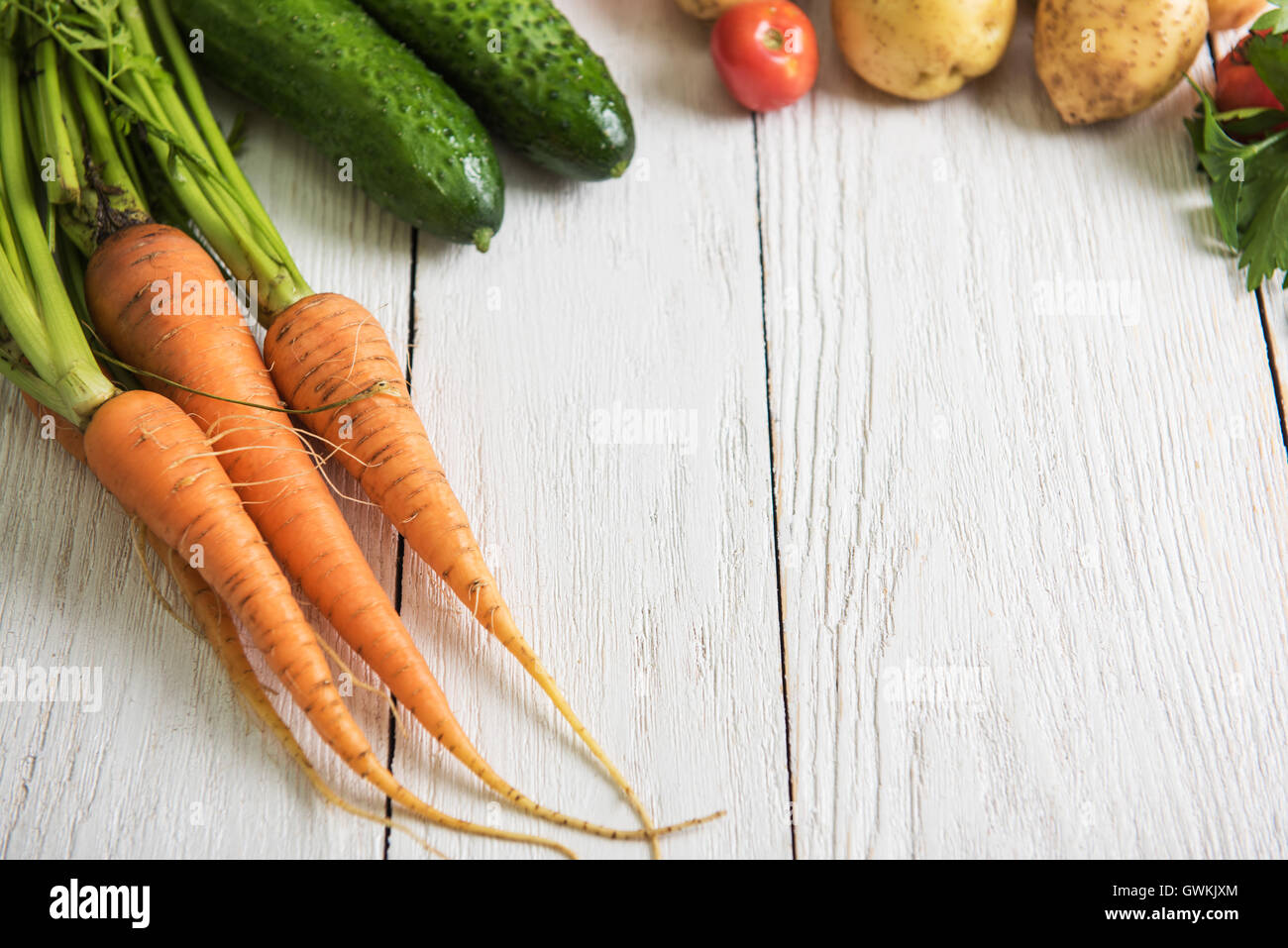 freshly grown raw vegetables Stock Photo - Alamy