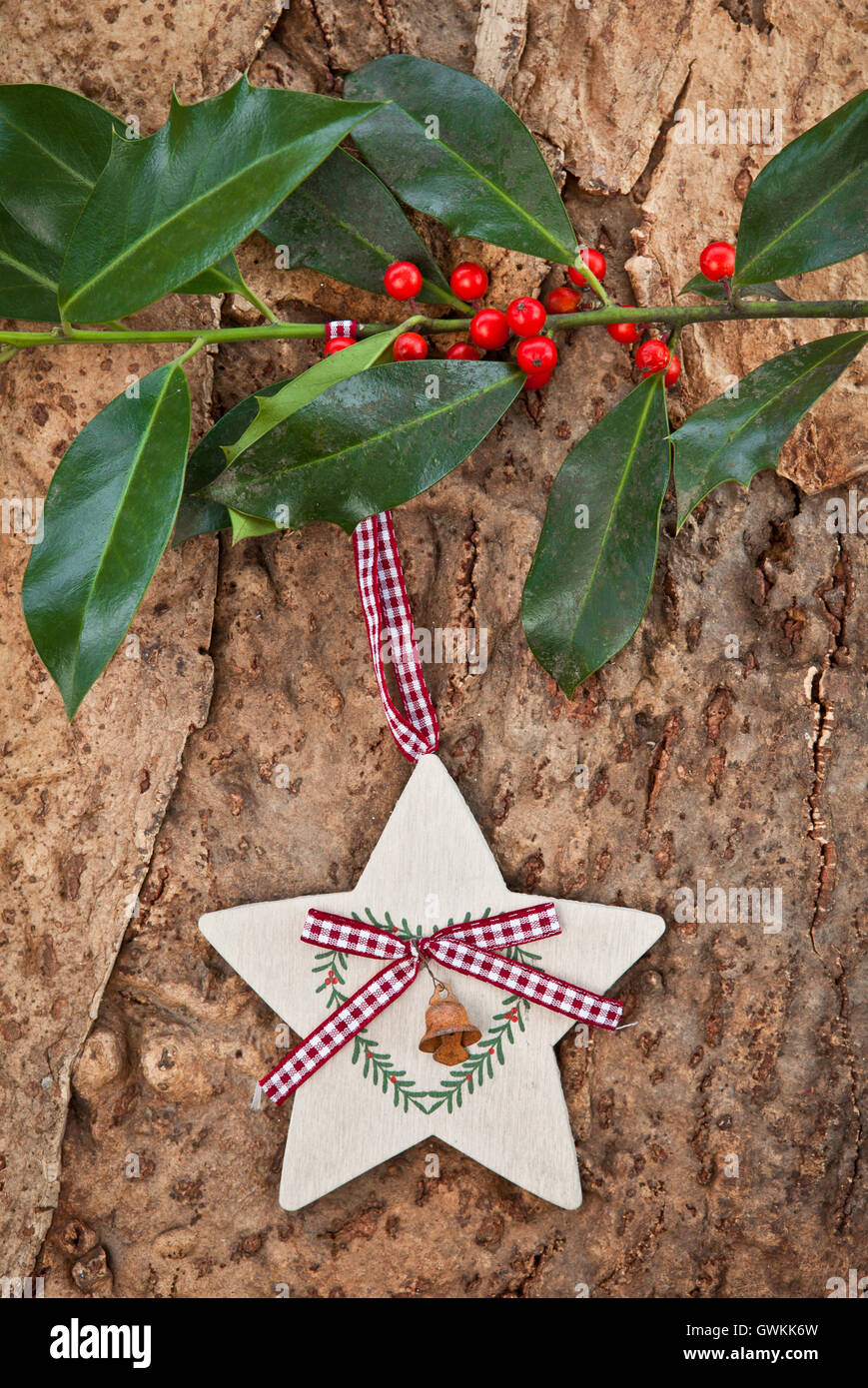 Rustic background for christmas Stock Photo - Alamy