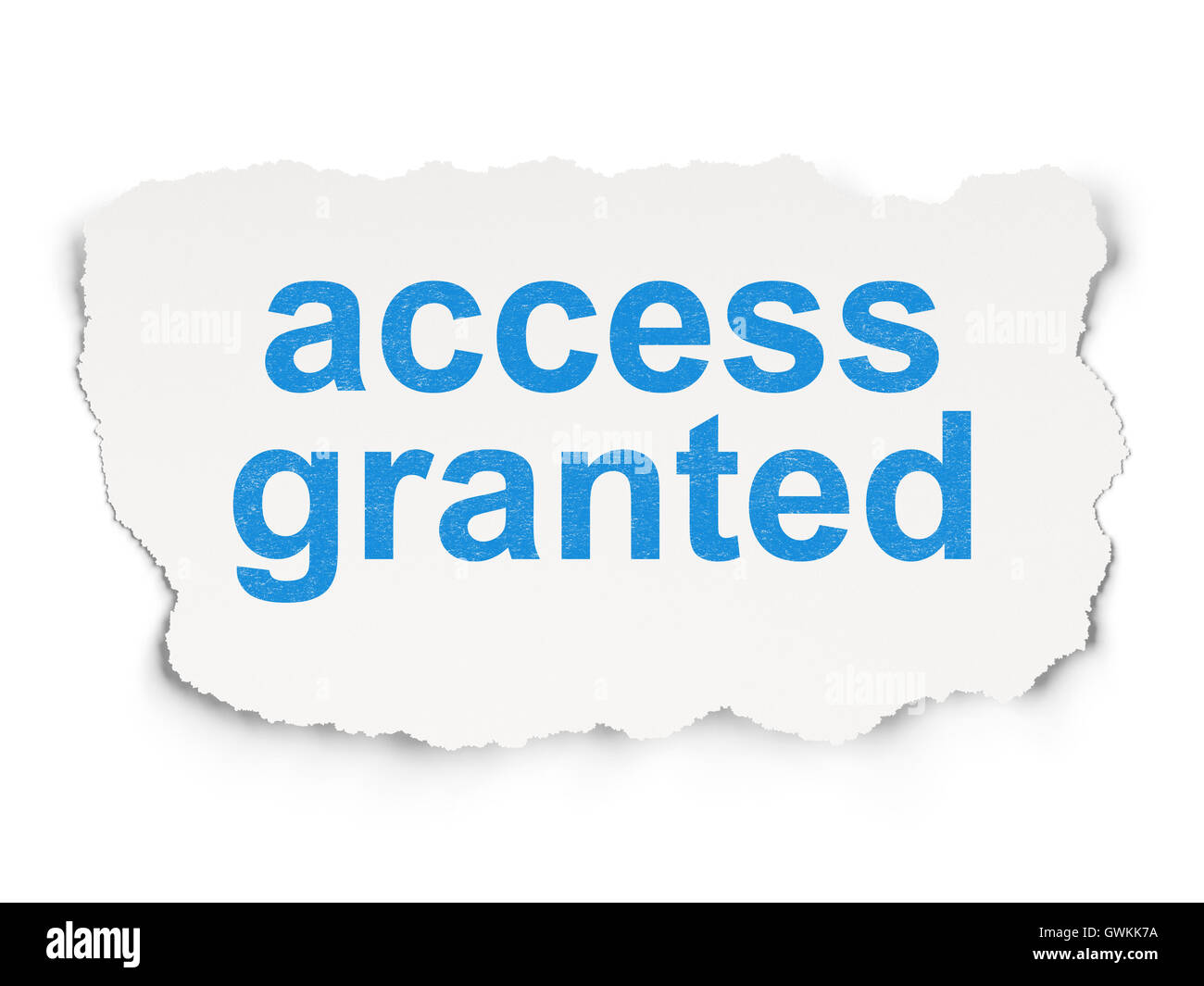 Safety concept: Access Granted on Paper background Stock Photo - Alamy