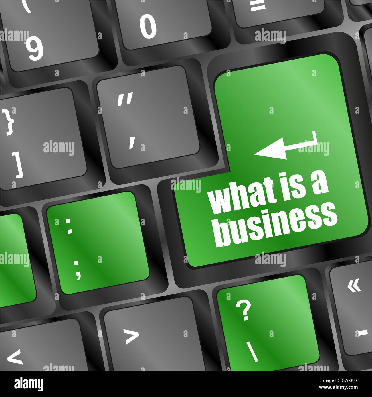 what is business button on computer keyboard key Stock Photo - Alamy