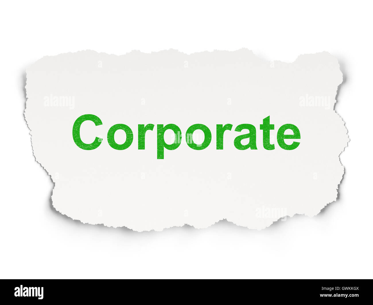 Business concept: Corporate on Paper background Stock Photo - Alamy