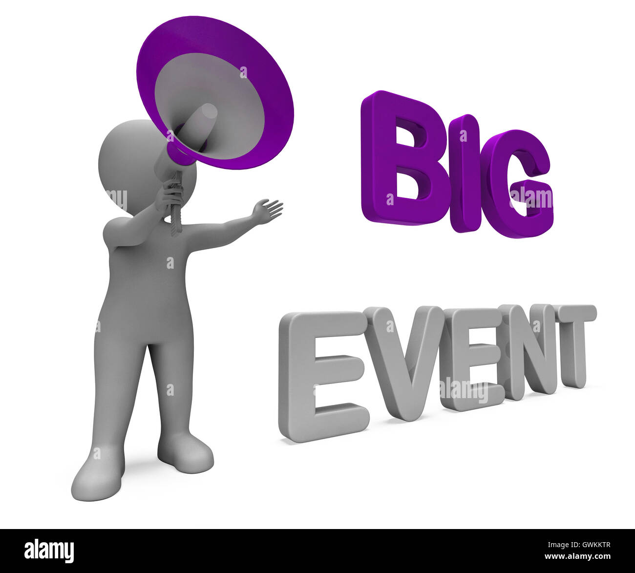 Big Event Character Shows Celebration Occasion Festival And Perf Stock ...