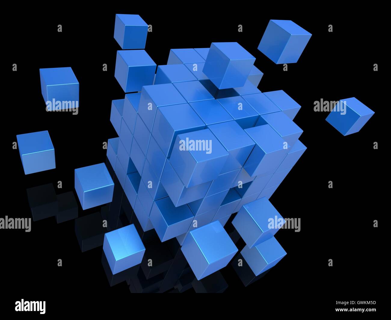 3d puzzle blocks hi-res stock photography and images - Alamy