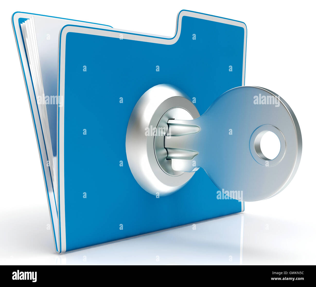 File With Key Shows Confidential And Classified Stock Photo - Alamy