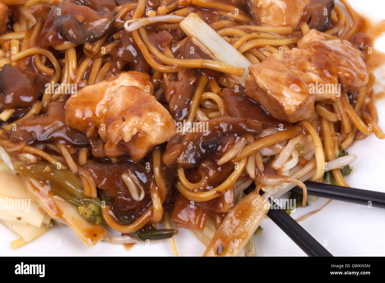 Chicken Chow Mein Stock Photo - Alamy