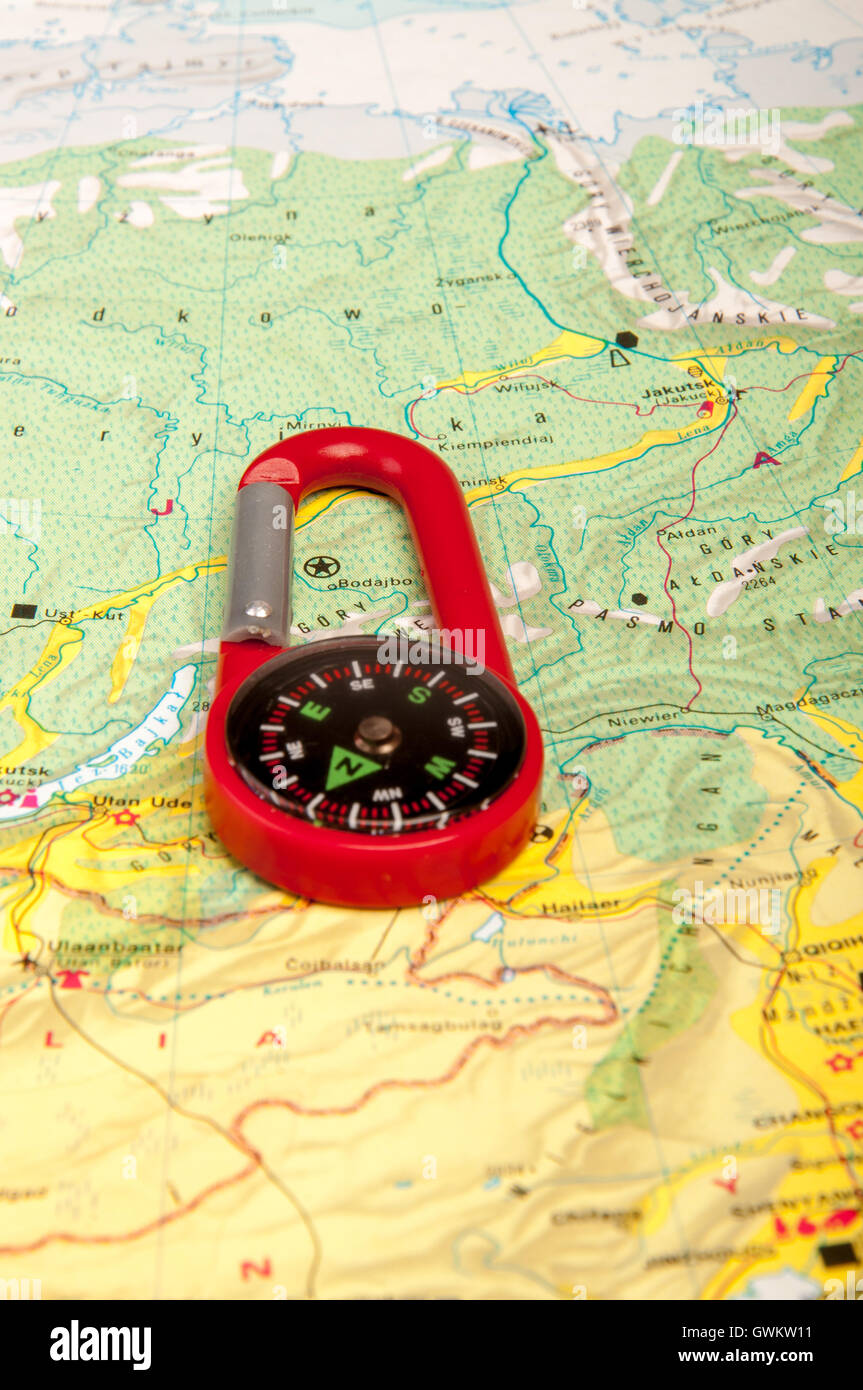 Old antique pocket compass hi-res stock photography and images - Alamy