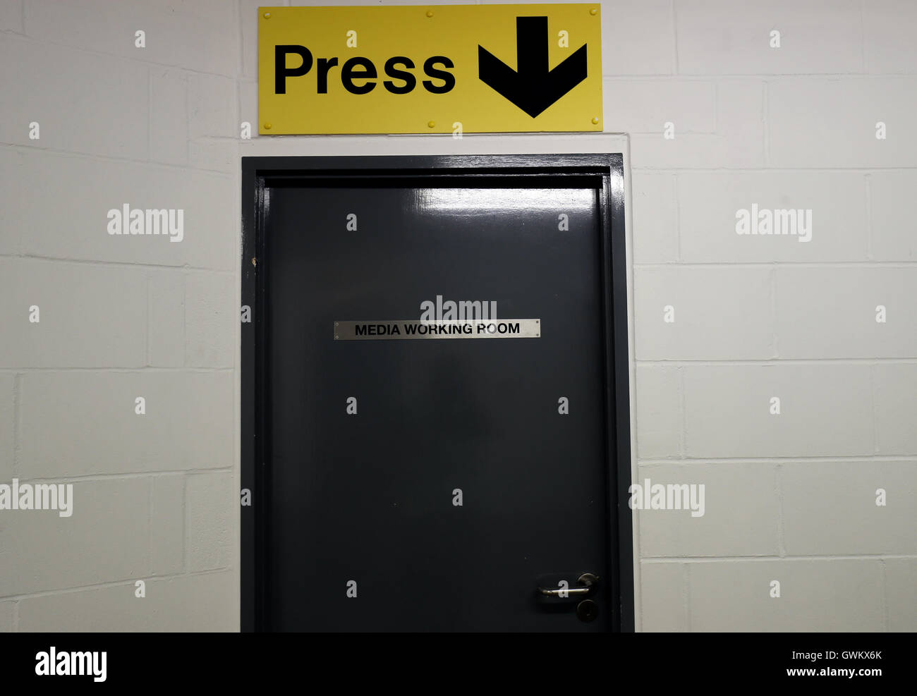 A general view inside Carrow Road Norwich before kick off of the Sky ...