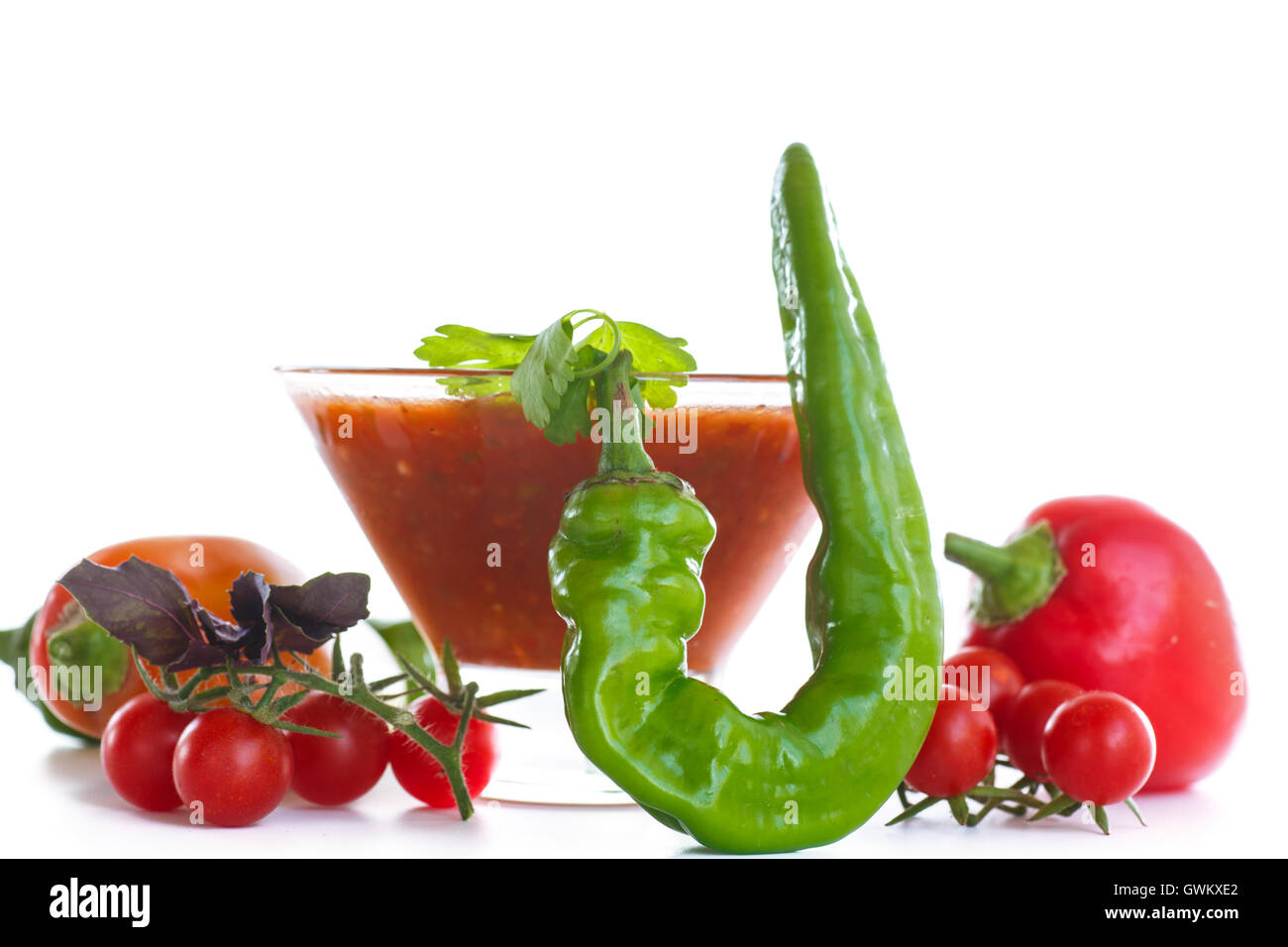 Hot sauce adjika fresh Cut Out Stock Images & Pictures - Alamy