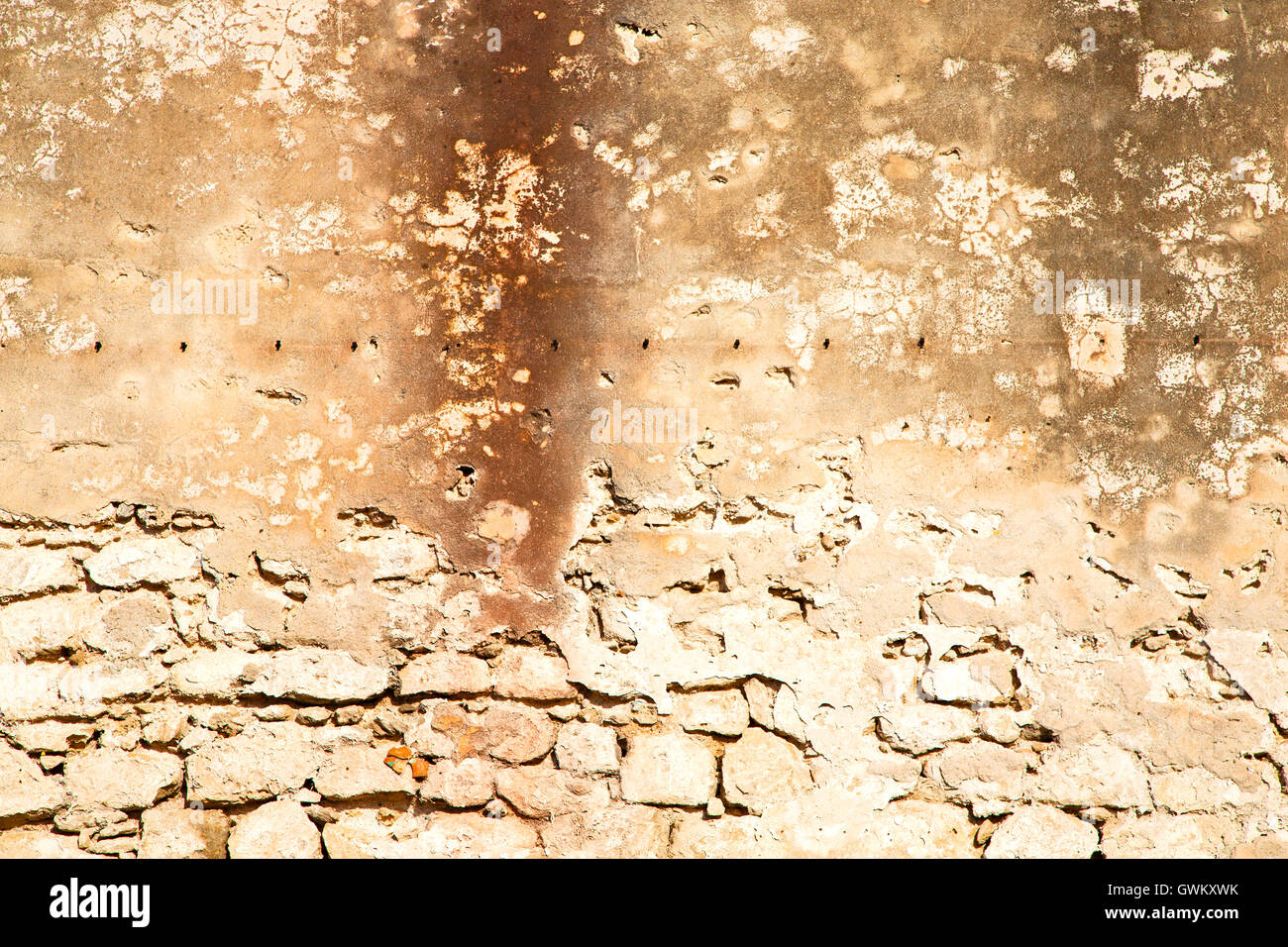texture wall in africa morocco the old brick construction concrete ...