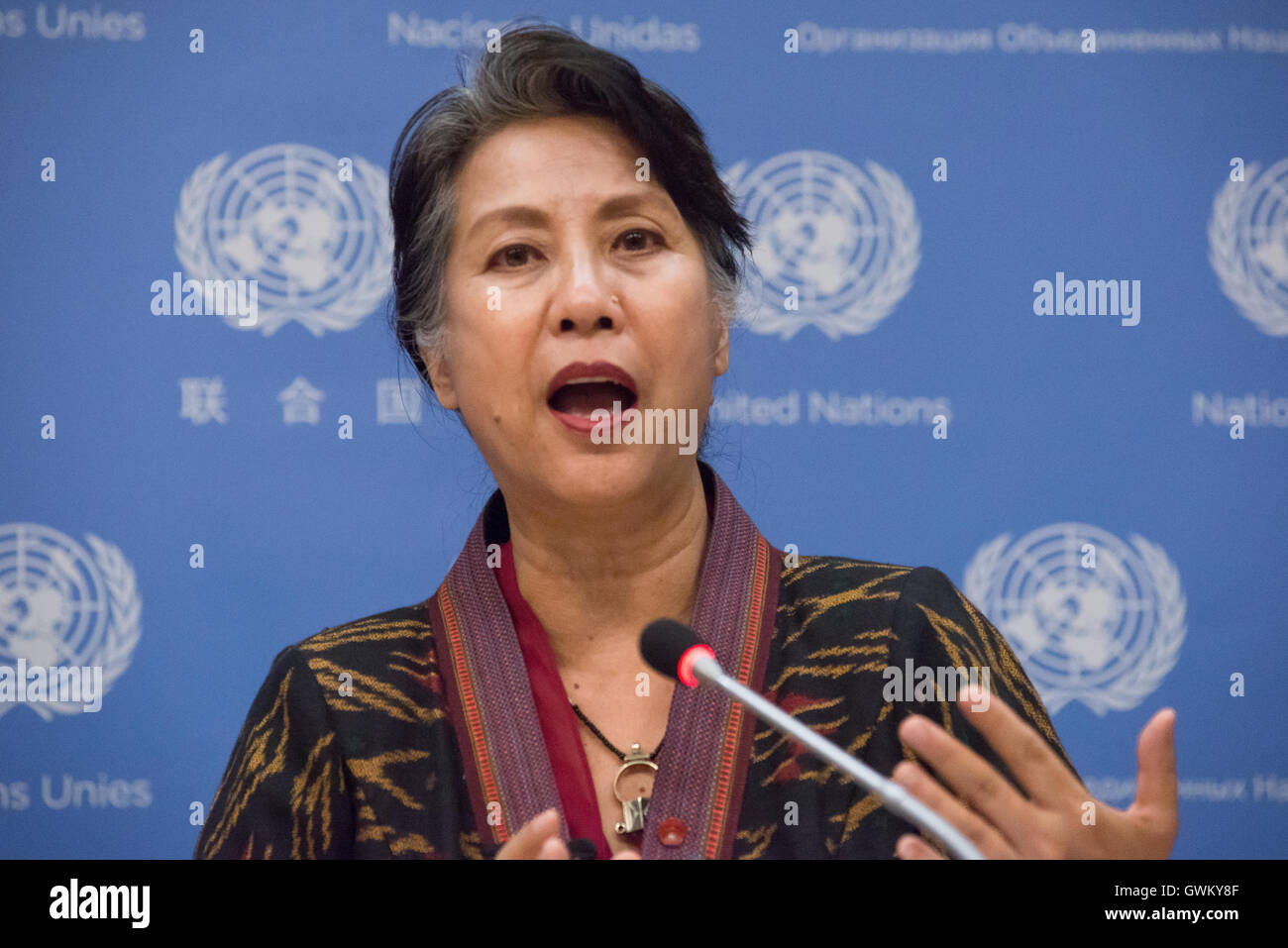 New York, United States. 13th Sep, 2016. Chandra-Roy Henriksen, Chief ...