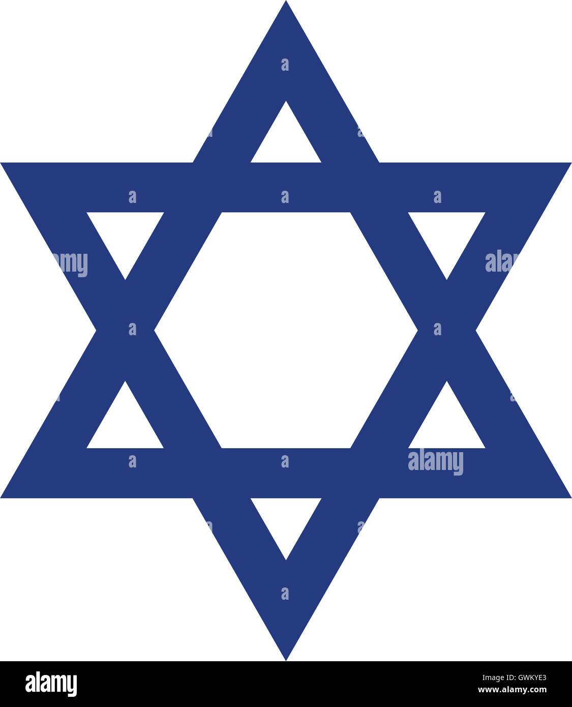 Star of David , Shield of David , Magen David , isolated vector ...