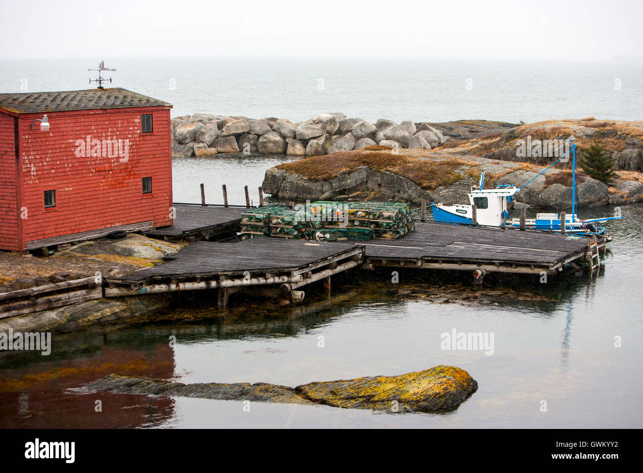 Blue Rocks, Nova Scotia, Canada Stock Photo - Alamy