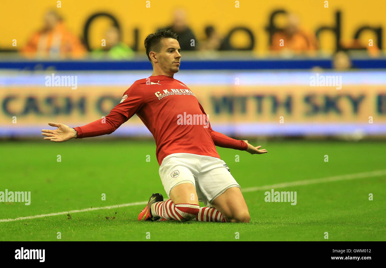 Barnsleys adam hammill celebrates scoring hi-res stock photography and ...