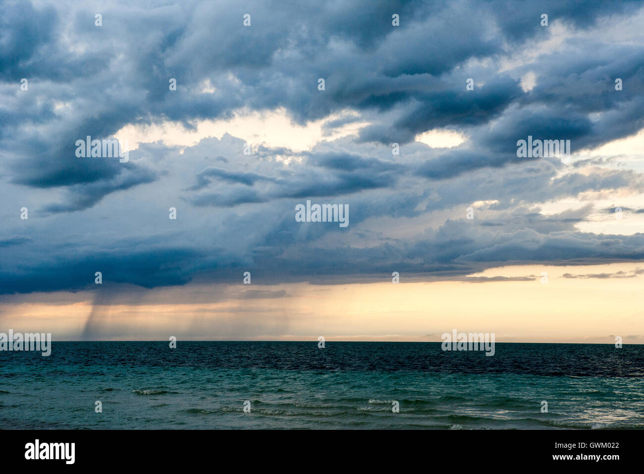 Storm on the horizon Stock Photo - Alamy