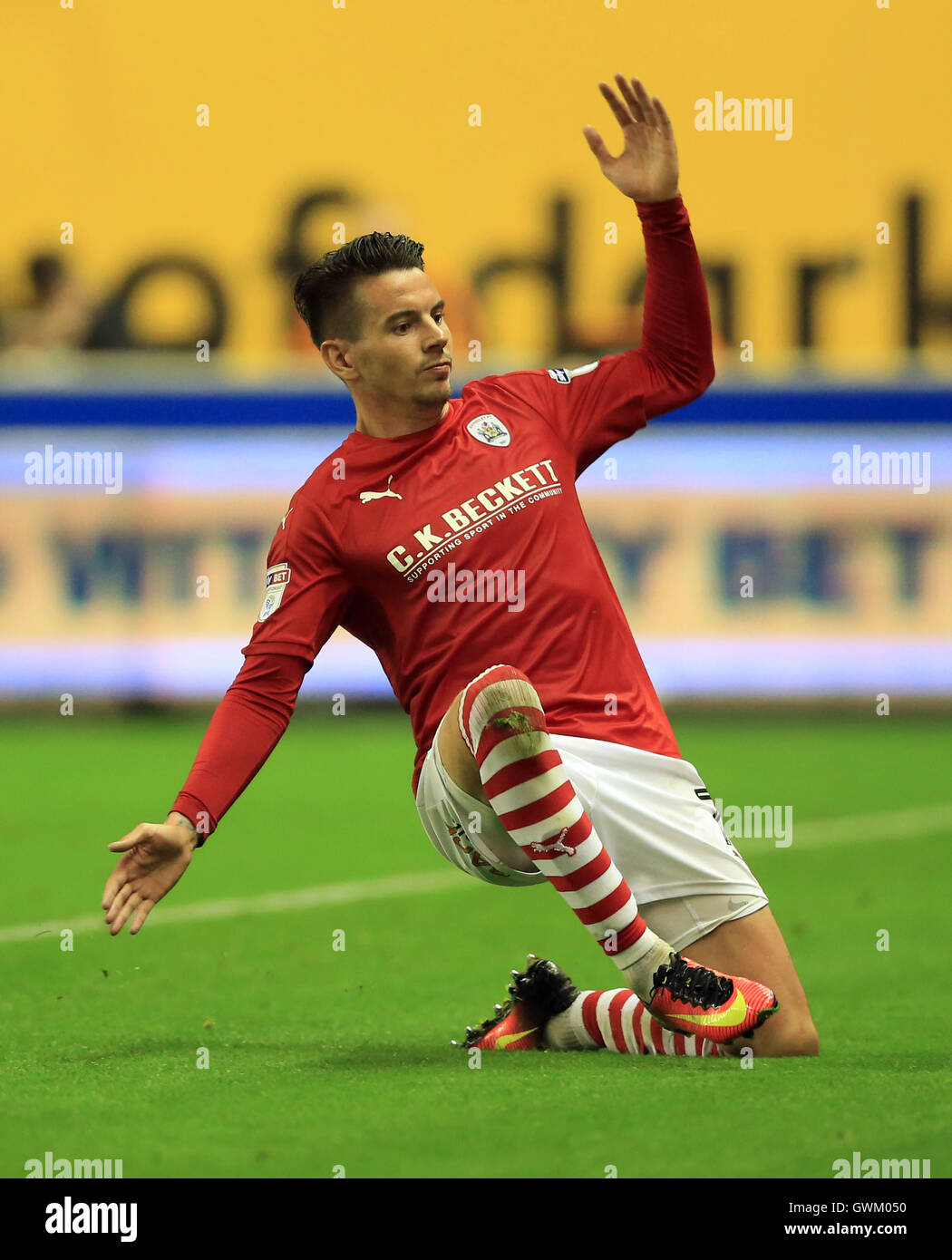 Barnsleys adam hammill celebrates scoring hi-res stock photography and ...
