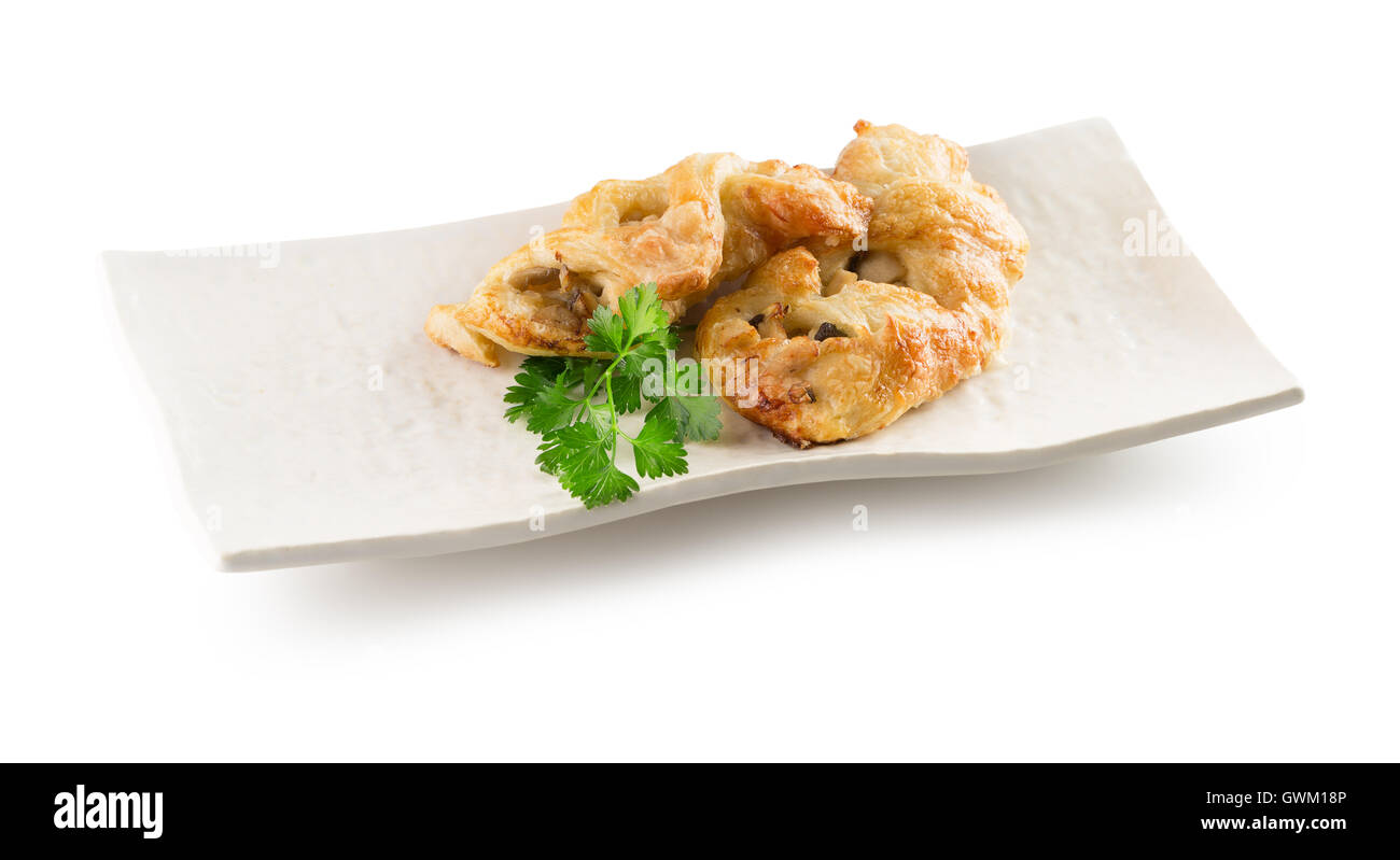 Meat puff pastry Cut Out Stock Images & Pictures - Alamy