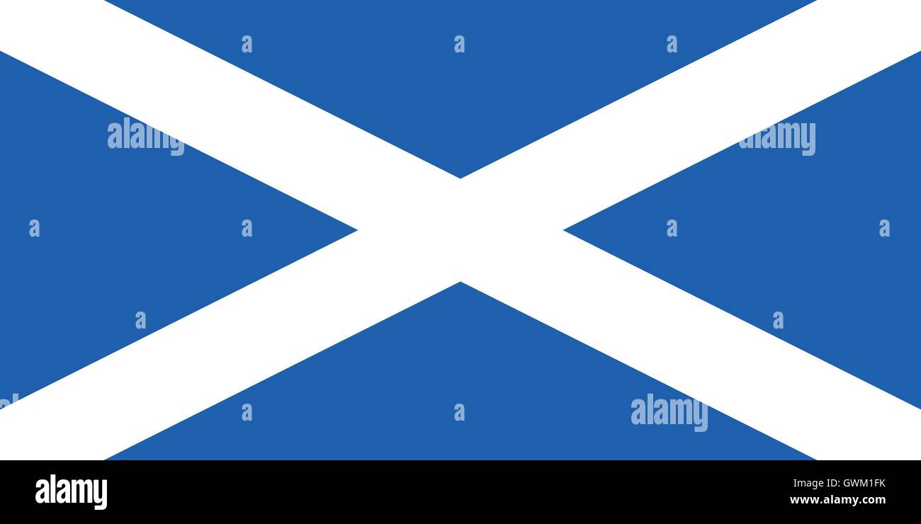 Scotland national flag, Saint Andrew's Cross, The Saltire, correct ...