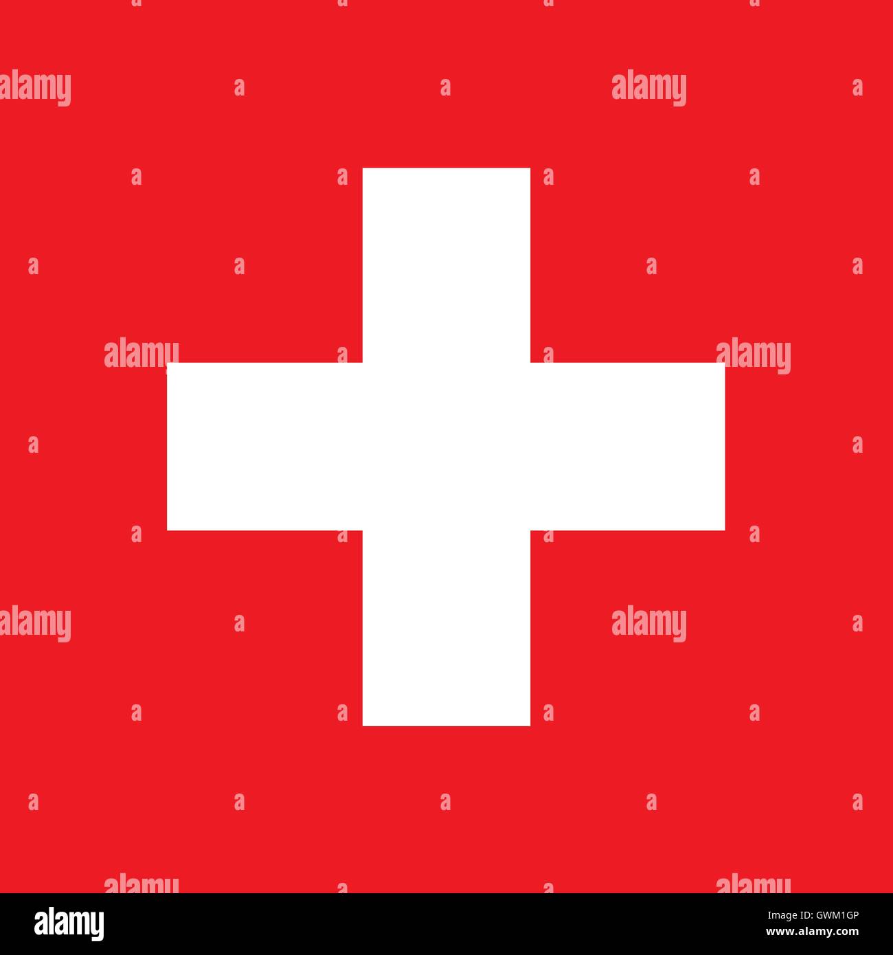 Switzerland flag, accurate vector illustration, official colors ...