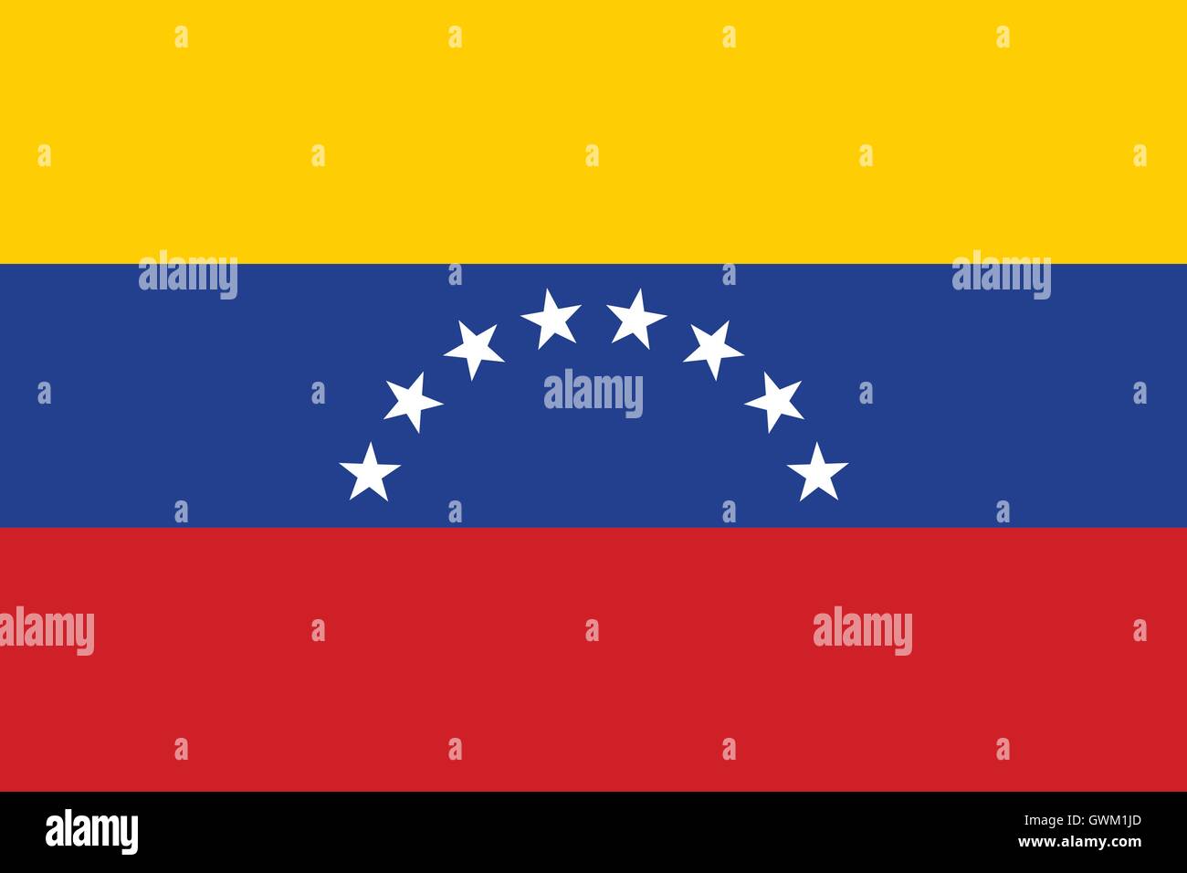 Venezuela flag , official colors and proportion , accurate vector ...