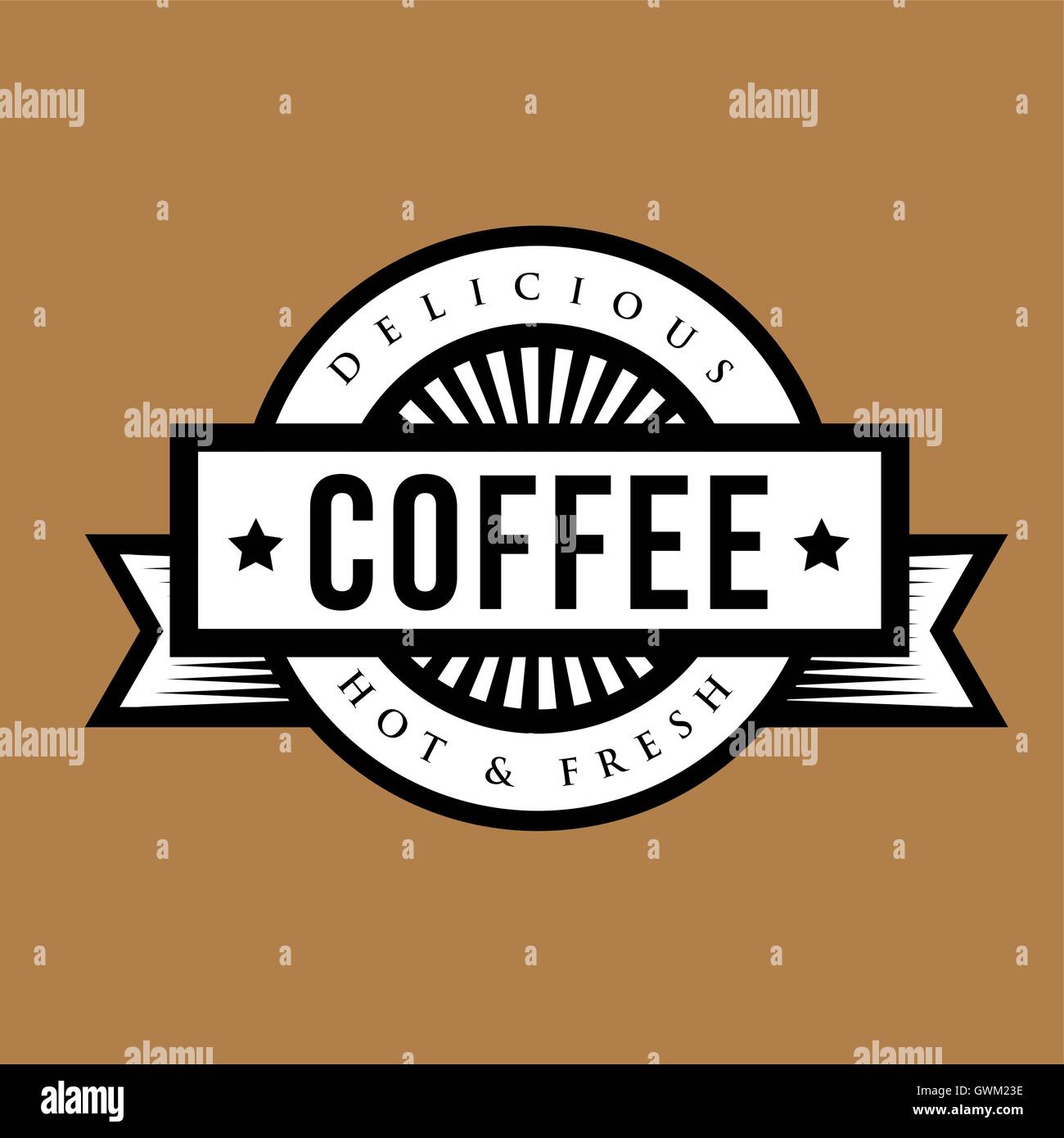 Vintage Coffee sign or logo Stock Vector Image & Art - Alamy