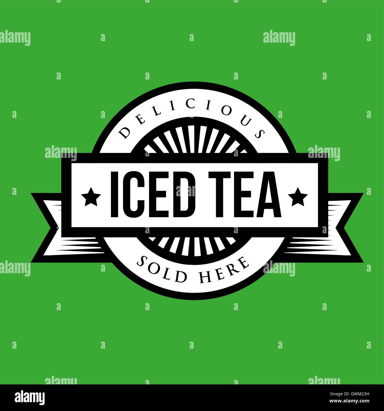 Ice sold here Stock Vector Images - Alamy