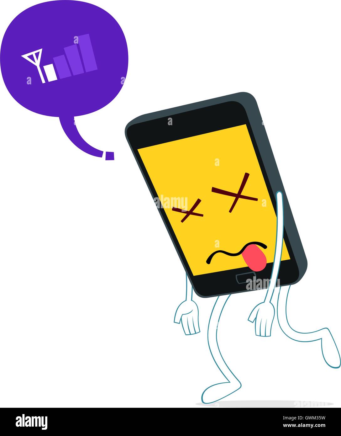 walking weak from loss of connection Stock Vector Image & Art - Alamy