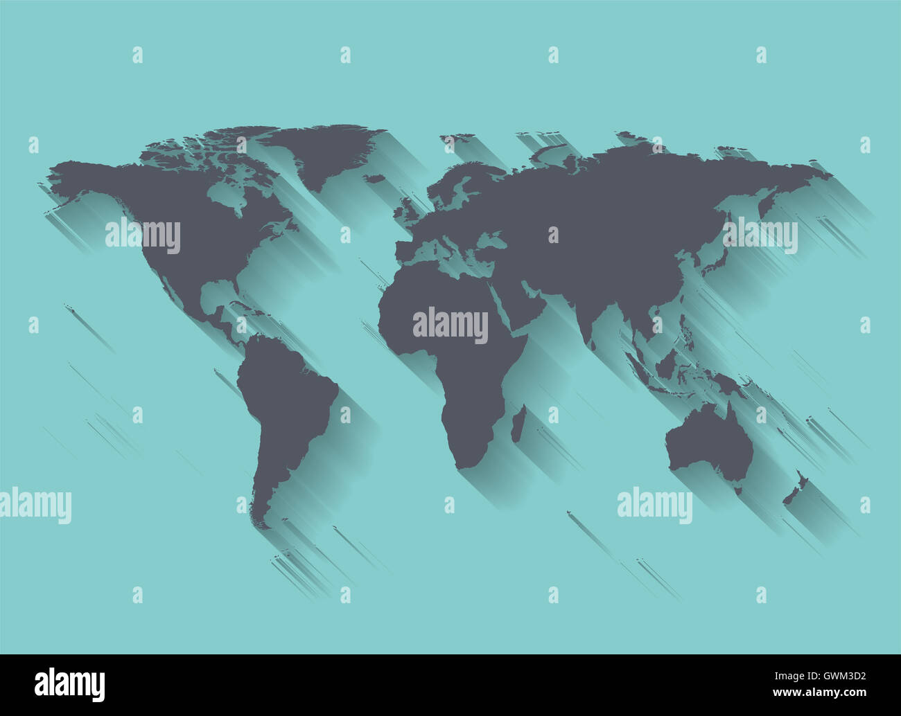 world map infographic Stock Photo - Alamy