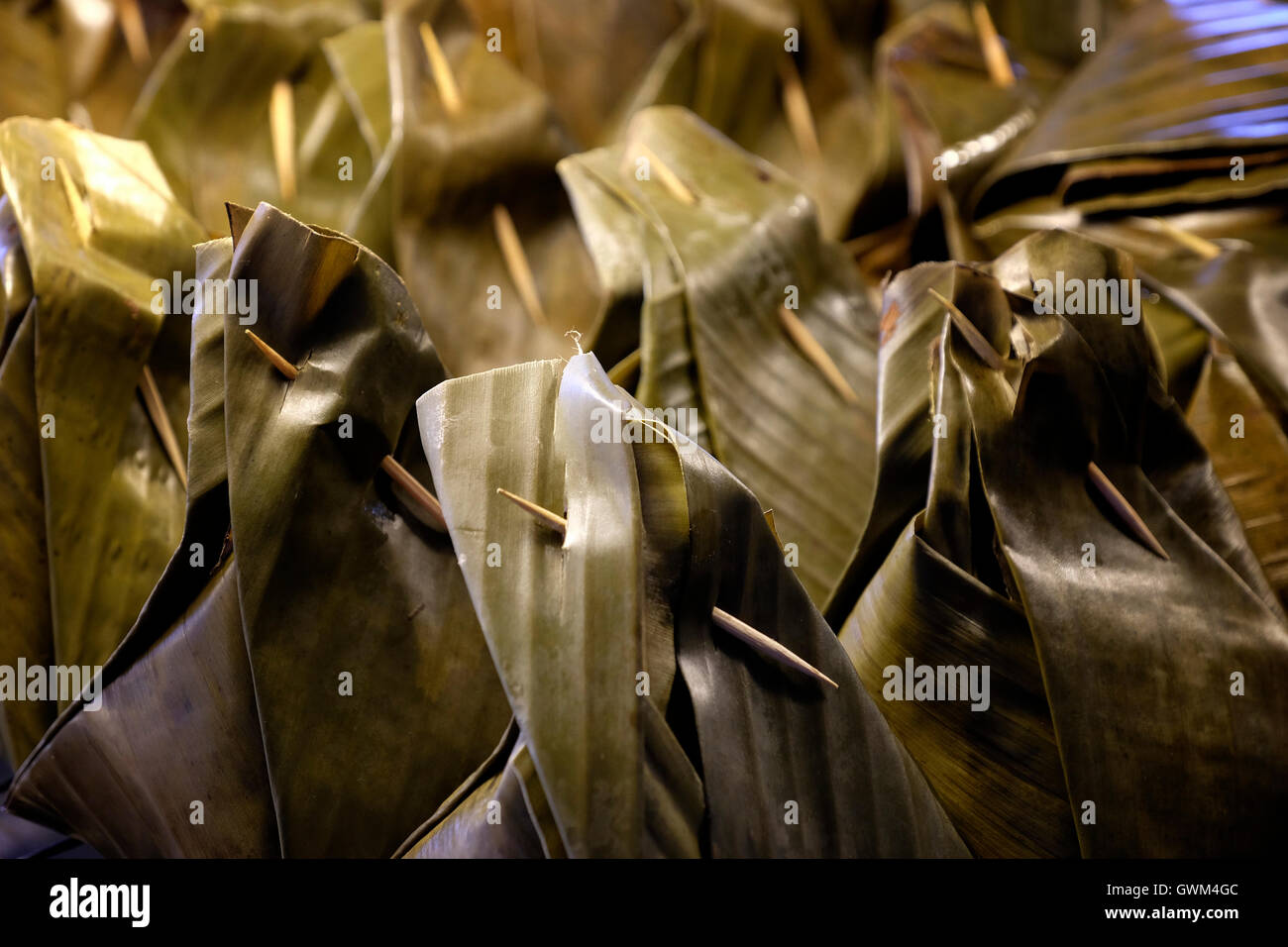Wrapped in leaf hi-res stock photography and images - Alamy