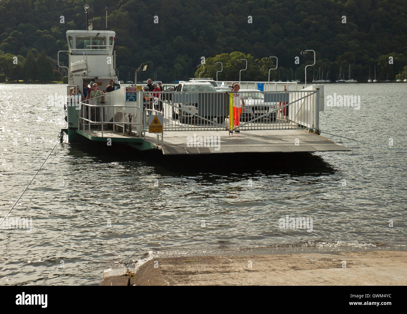 Lake Windermere ferry, Lake District Stock Photo - Alamy