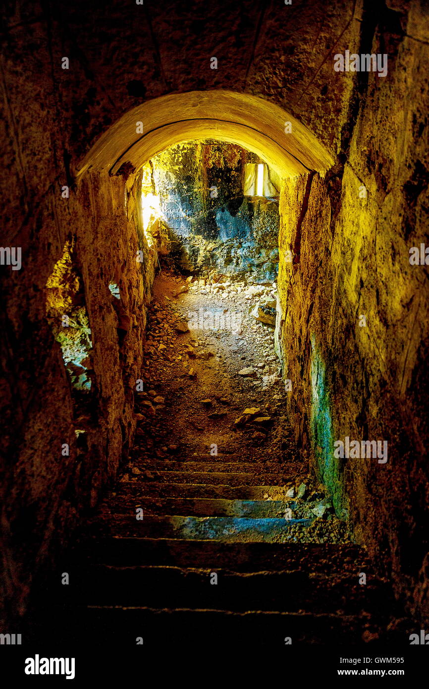 Old crumbling staircase in an old building Stock Photo - Alamy