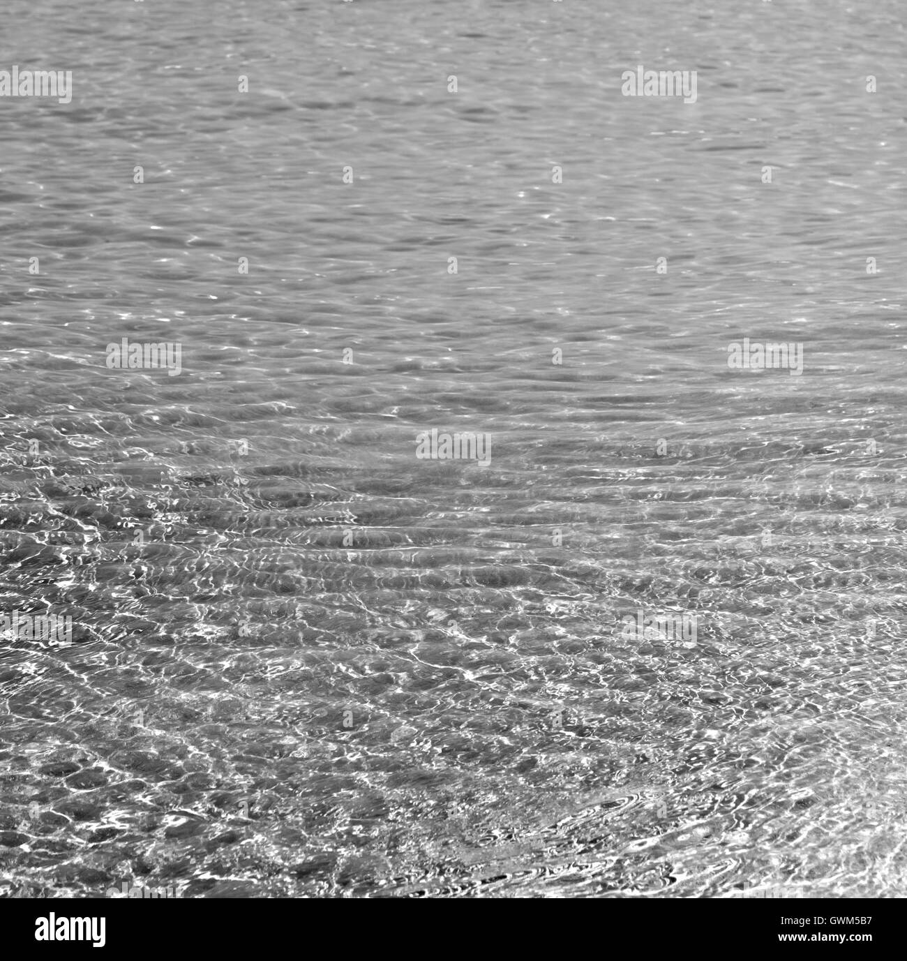 and reflex blurred of the arabic sea ocean in oman the color Stock ...