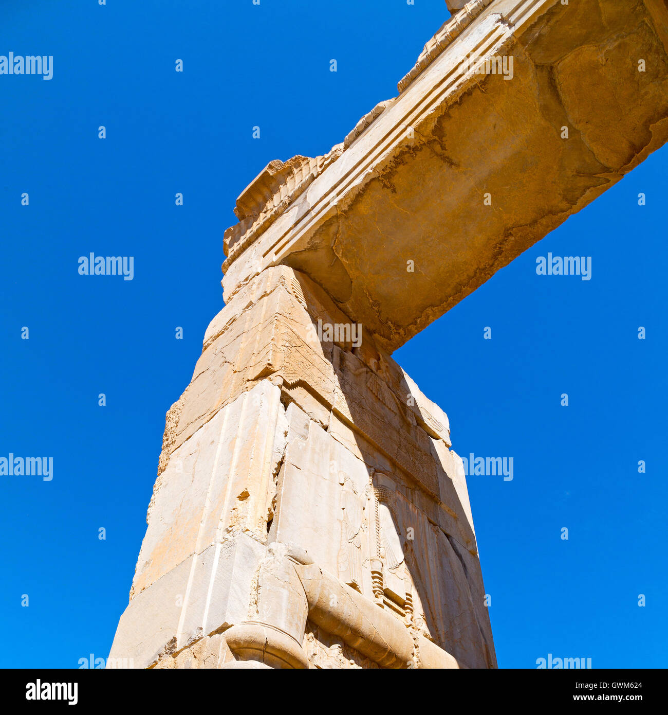 in iran persepolis the old ruins historical destination monuments and ...