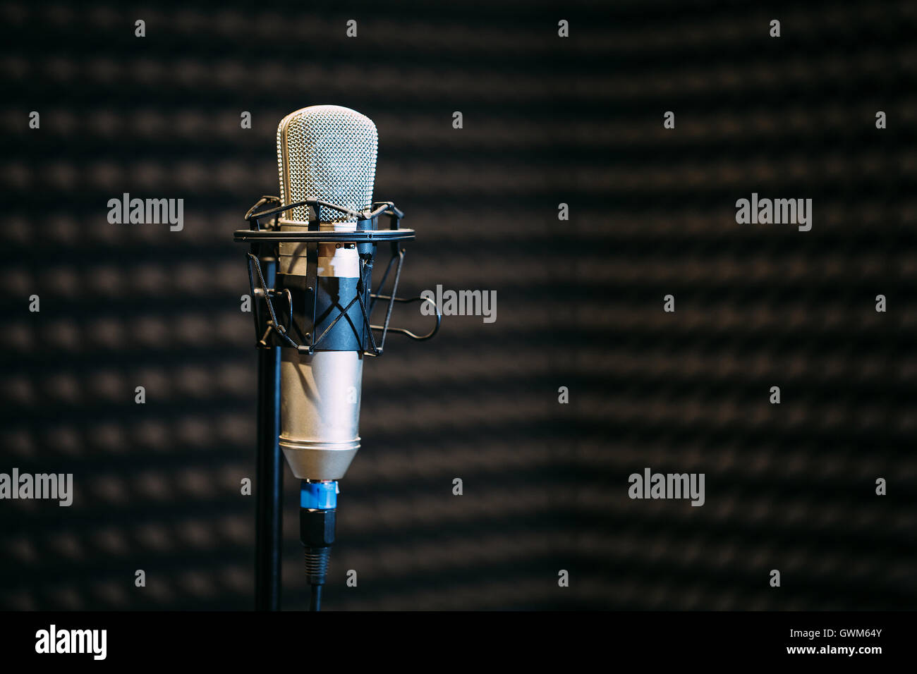 Professional microphone sound recording hi-res stock photography and ...