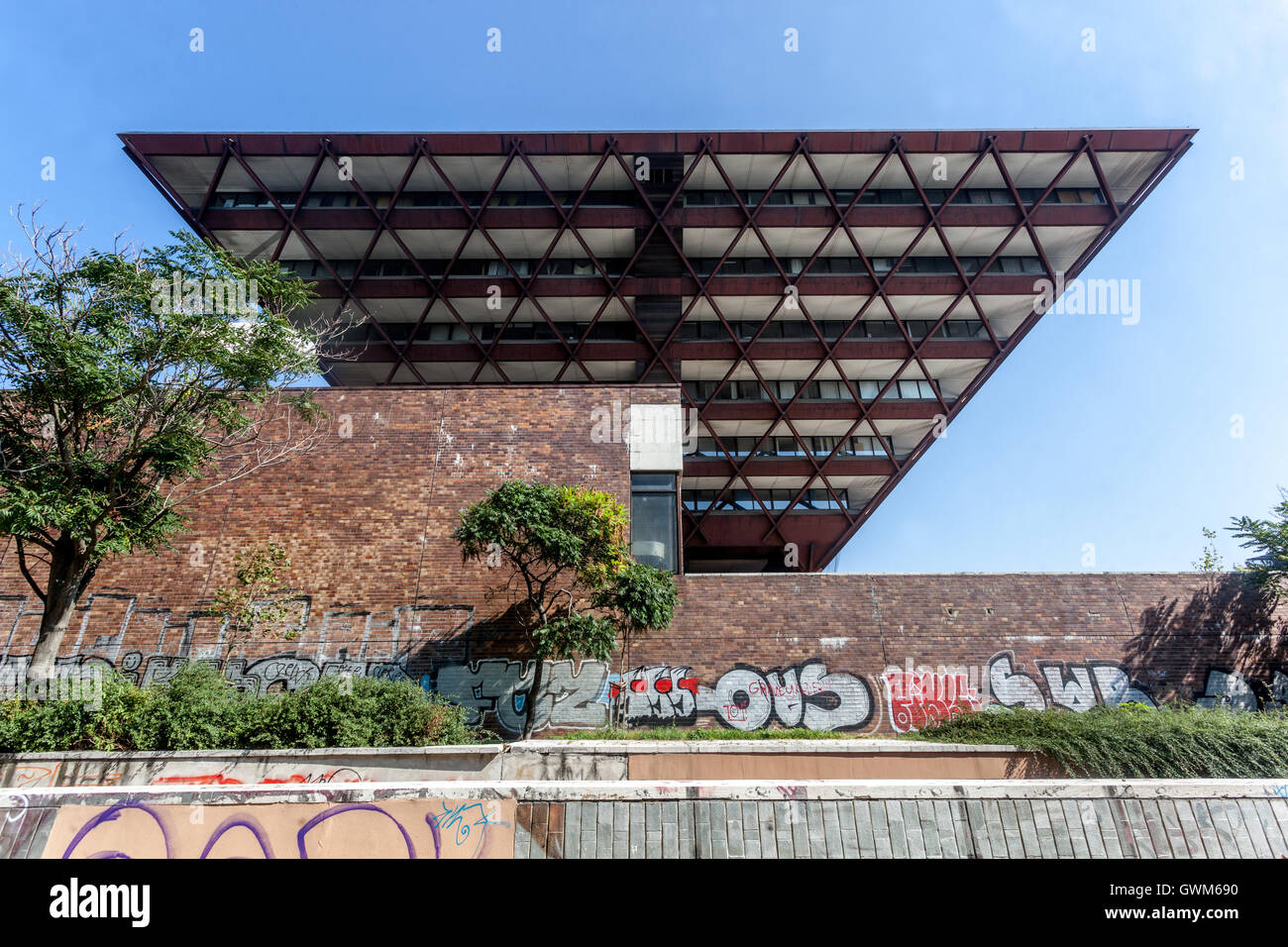 Slovak Radio headquarters building, Bratislava, Slovakia, Europe Stock ...