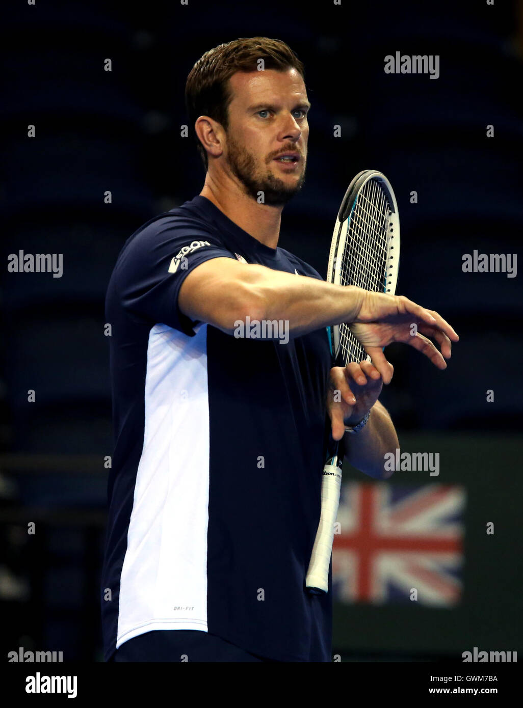 Great Britain captain Leon Smith during the training session at the ...