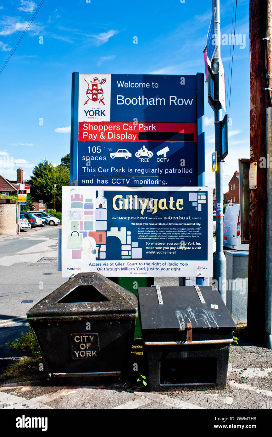 Bootham car park hi-res stock photography and images - Alamy