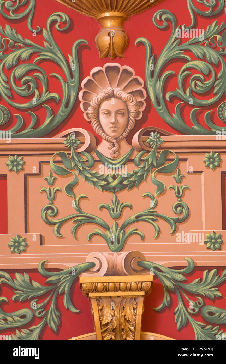 Rotunda artwork, Montana State Capitol, Helena, Montana Stock Photo - Alamy