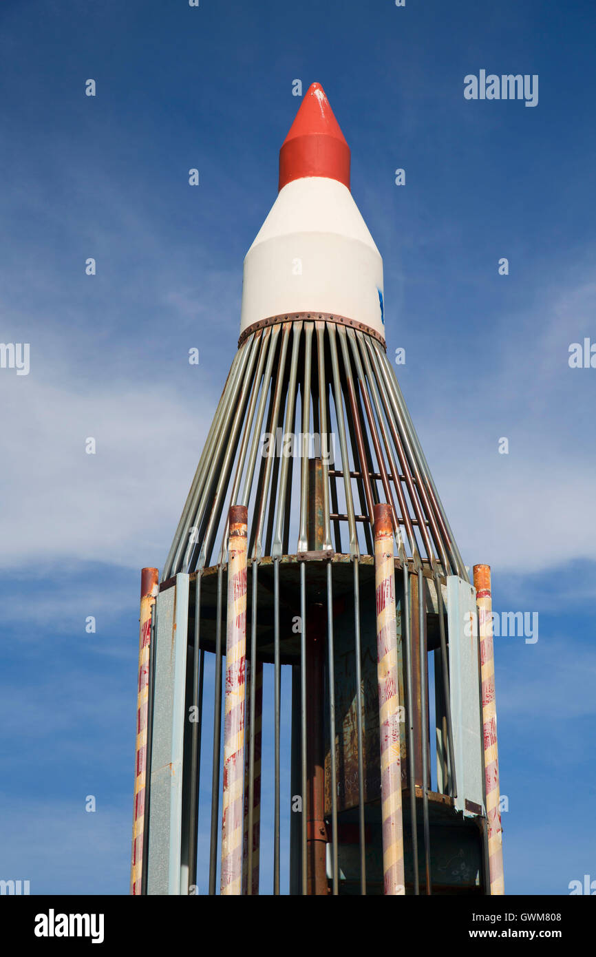Rocket slide, Bill Carson Memorial Park, Helena, Montana Stock Photo ...