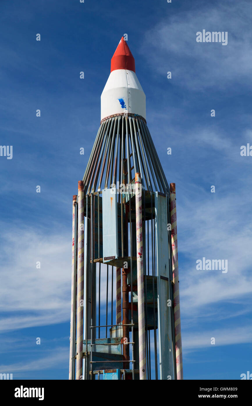 Rocket slide, Bill Carson Memorial Park, Helena, Montana Stock Photo ...