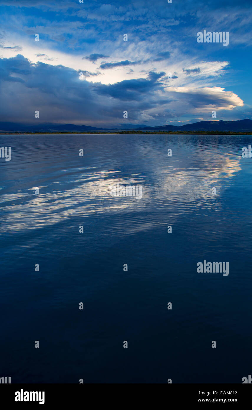Lake Helena, Lake Helena Wildlife Management Area, Montana Stock Photo ...