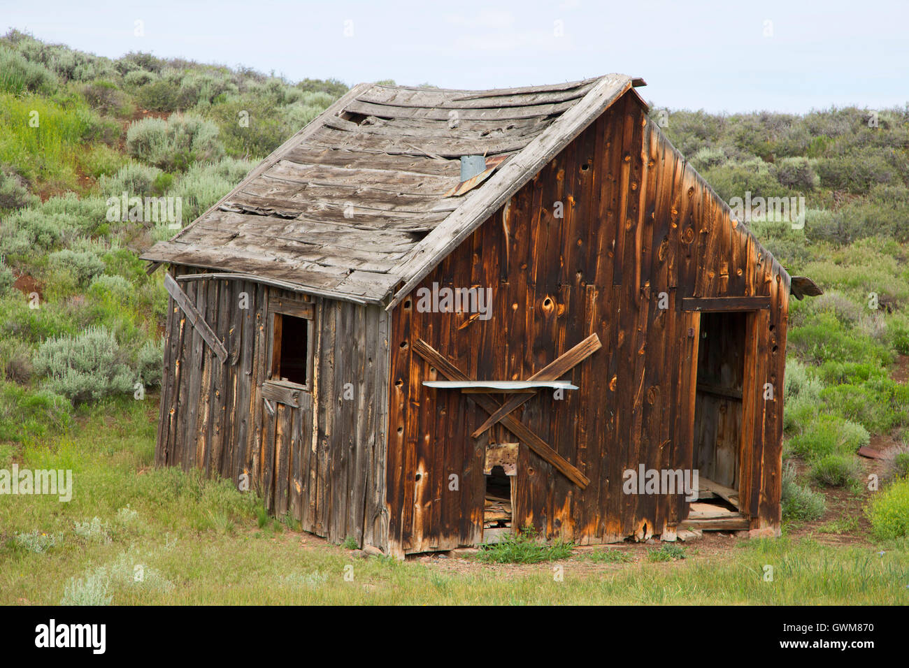 West Rock Spring cabin, Sheldon National Wildlife Refuge, Nevada Stock Photo - Alamy