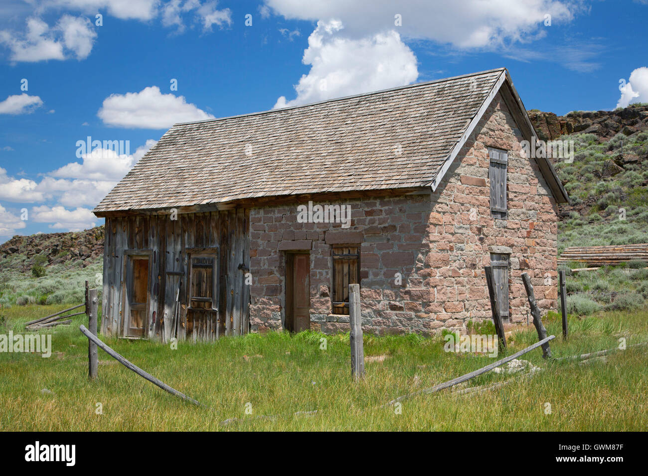 Last Chance Ranch, Sheldon National Wildlife Refuge, Nevada Stock Photo ...