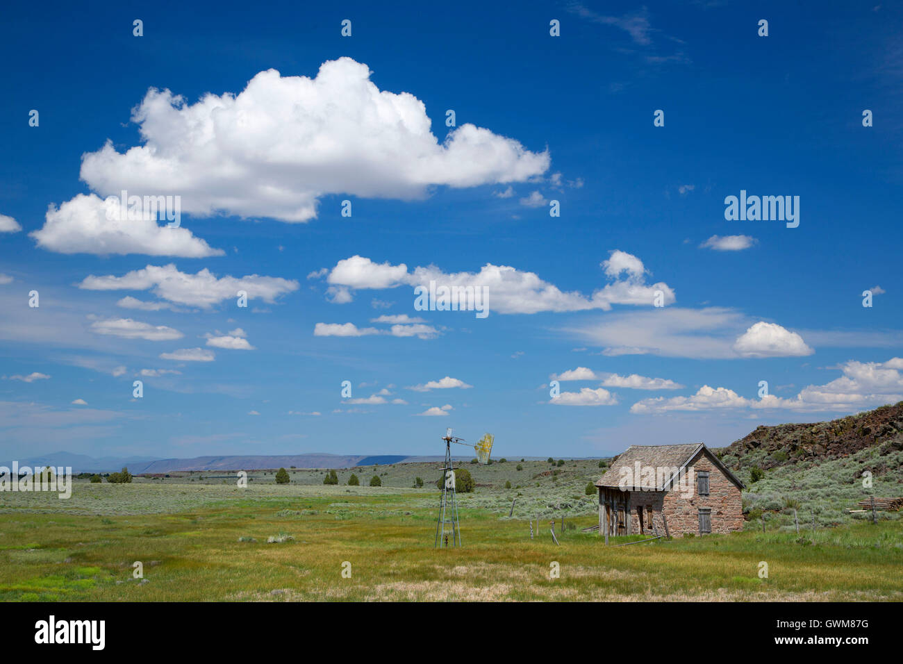 Last Chance Ranch, Sheldon National Wildlife Refuge, Nevada Stock Photo ...