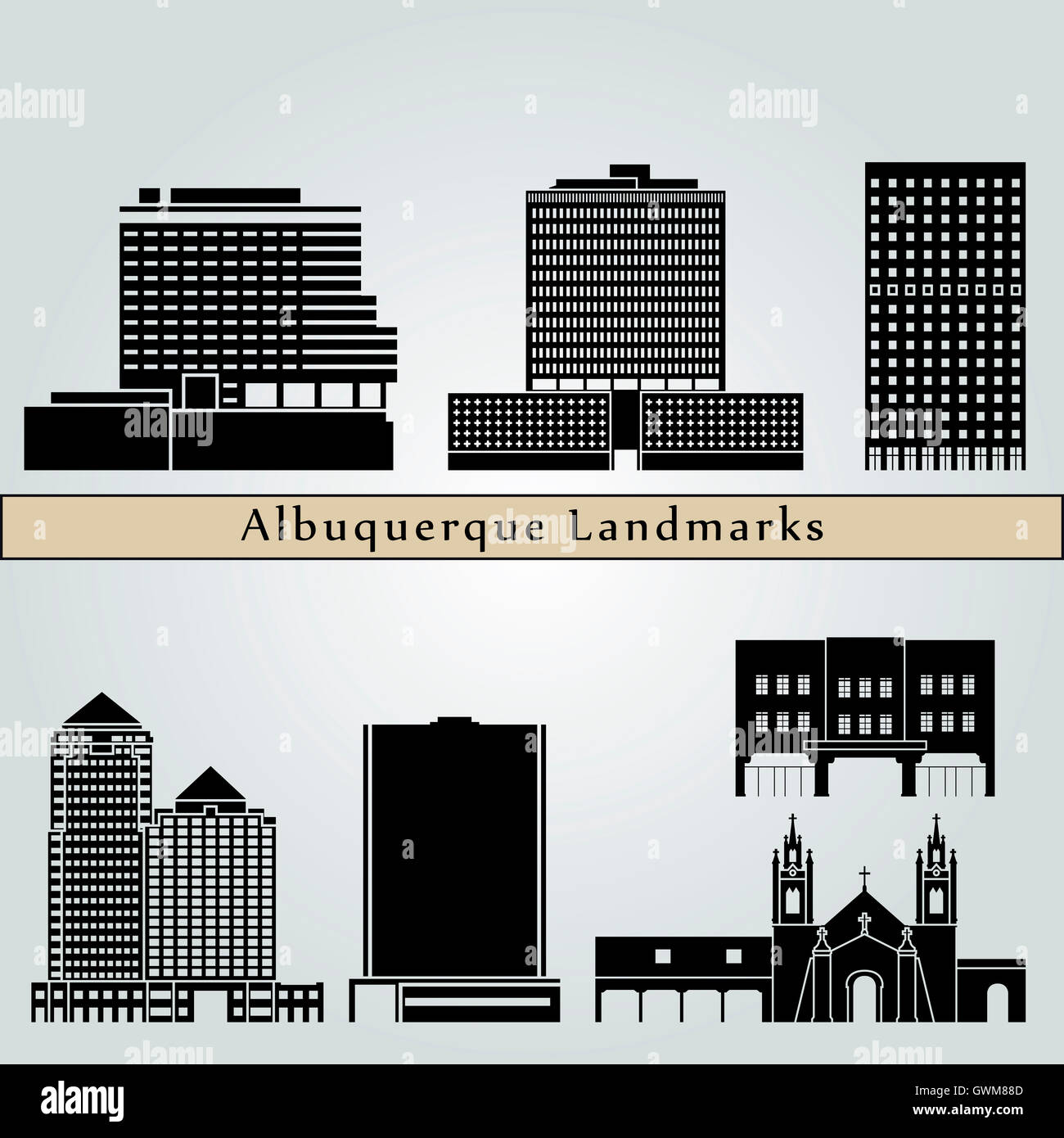 Albuquerque new mexico skyline hi-res stock photography and images - Alamy